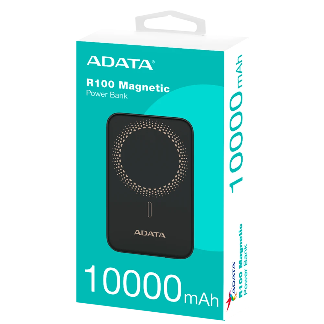 R100 MAGNETIC POWER BANK ADATA 10000mAh - Ravensound